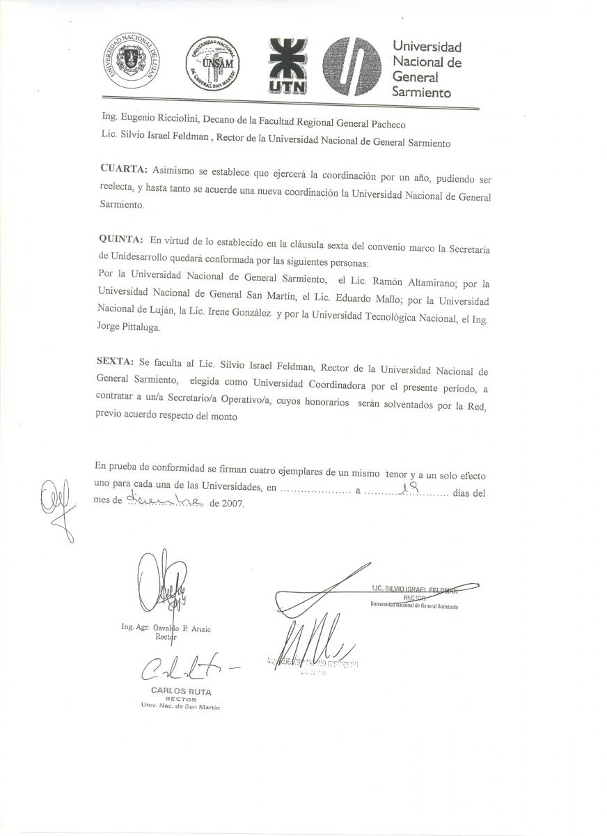 Actas Complementarias | Unidesarrollo